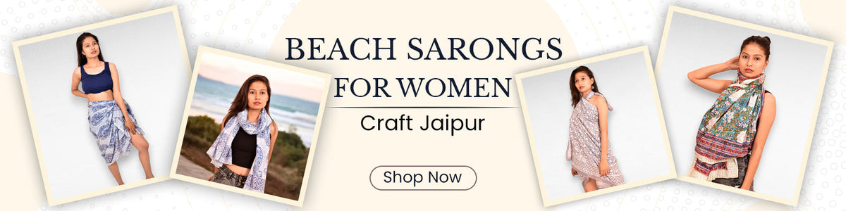 Cotton Sarong Wrap, Sarong Beach Cover Up for Men & Women – CraftJaipur