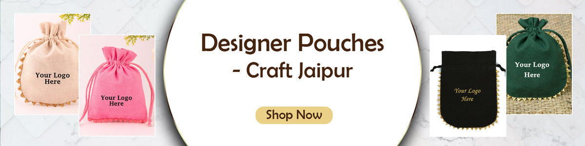 Designer Pouches for Jewelry Packaging & Gifting - CraftJaipur