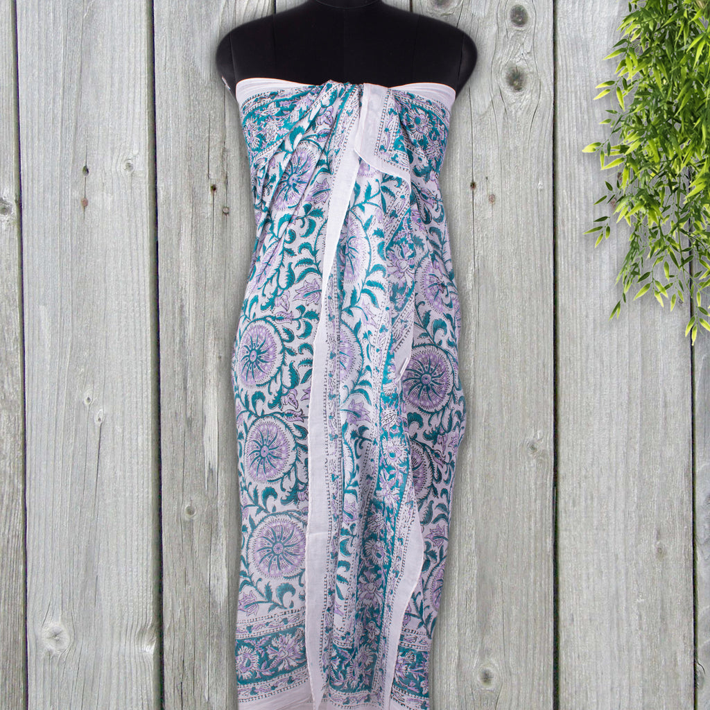 Indian Hand Block Print Beach Sarongs Soft Fabric For Summer – CraftJaipur
